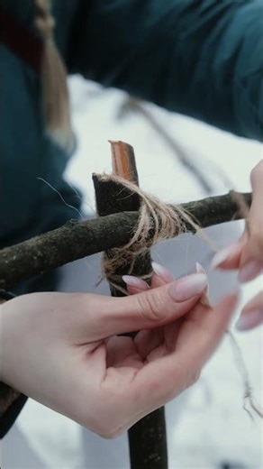 Epic Frozen Bow Adventure! ❄️🏹 #Crafting #Adventure