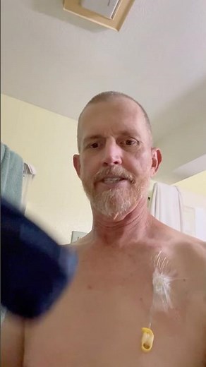 How to Shower with a Chemo Pump: Easy Bungee Cord Trick!