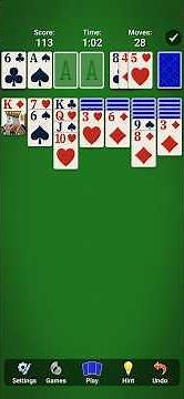 Mobilityware solitaire gameplay