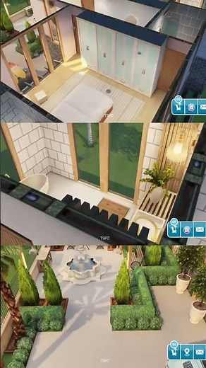 Sims FreePlay House Tour| Modern 3-Unit Townhouse Design with Private Park |Modern Townhouse| 🆕🏡