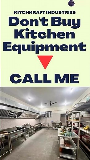 Commercial Kitchen Setup by KitchKraft | Kitchen Restaurant Setup | Commercial Kitchen Setup Ideas