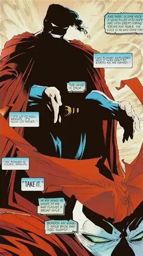 Superman grants his power to Spawn!