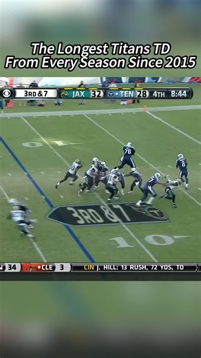 Longest Titans Touchdowns Since 2015