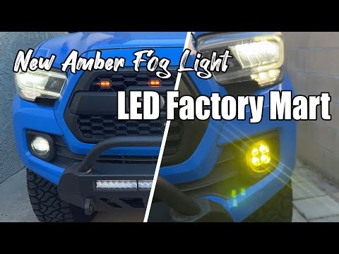 New Amber Fog Light by LED Factory Mart - Easiest Mod for your 3rd Gen Tacoma