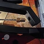 VIVO Anti-Gravity 12 inch Speaker Floor Stand, Floating Modern Speaker Holder, Audio Platform, Tensegrity Display Shelf for Home, 24 inches High, Black, STAND-TEN02B