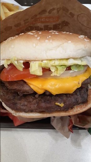 Burger King Double Whopper Meal | With Cheese