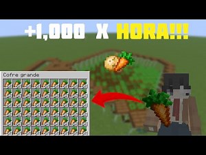 La Mejor GRANJA AUTOMÁTICA DE CULTIVOS En Minecraft 1.21.10 (fácil y eficiente)