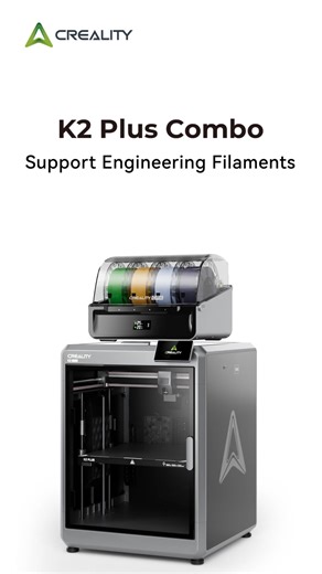 73 reactions · 29 comments | Think tough?  ️ K2 Plus Combo #3Dprinter can easily tackle engineering filaments, bringing your toughest ideas to life! ⚙️  to.store.creality.com/sns-k2-plus  Follow us for more~ #creality #k2plus #engineer #carbonfiber #petgcf #nylon #petg #pcfilament #3dprinting | Creality | Facebook