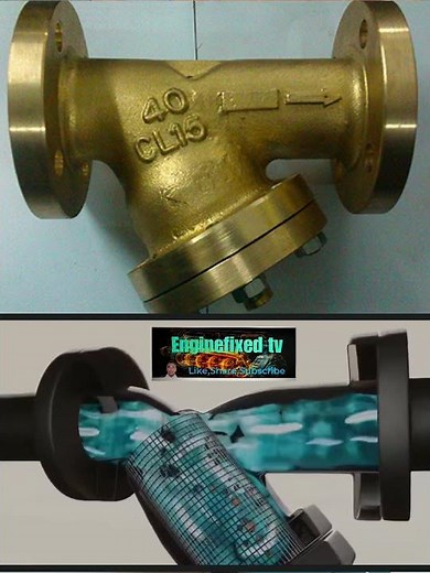 Y strainer valve how it work