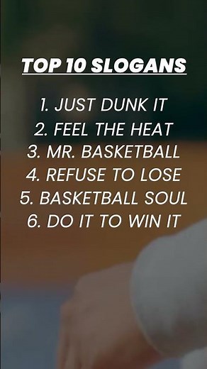 Basketball Slogans, Sayings, Phrases & Mottos | Slogans Hub