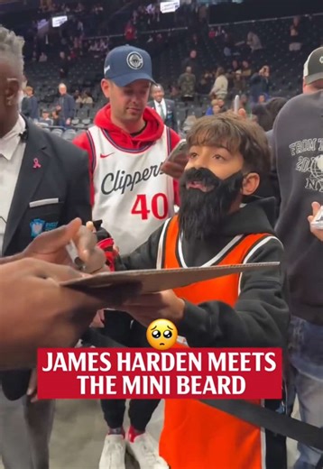 James Harden's Heartwarming Encounter with Mini Beard