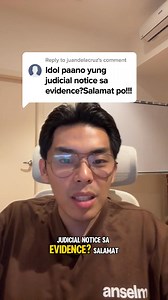 Judicial Notice sa Evidence --- #attyanselmo #legaleducation #lawschool #lawstudent #learnontiktok | ARRC