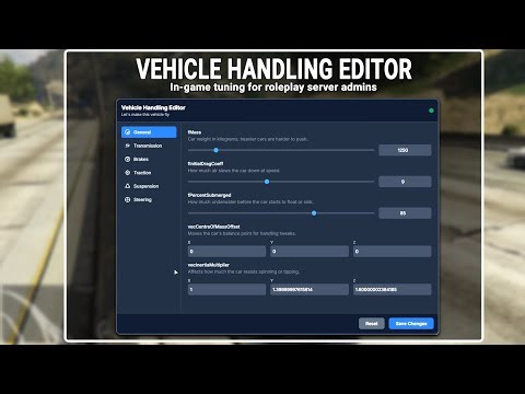 VEHICLE HANDLING TABLET | FIVEM | STANDALONE