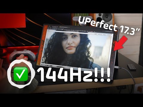 144 Hz Portable Gaming Monitor 🤯 from UPERFECT 🎯 REVIEW
