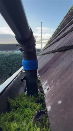 A very satisfying gutter clear today. The best tools make light work of the awkward jobs | Everclean