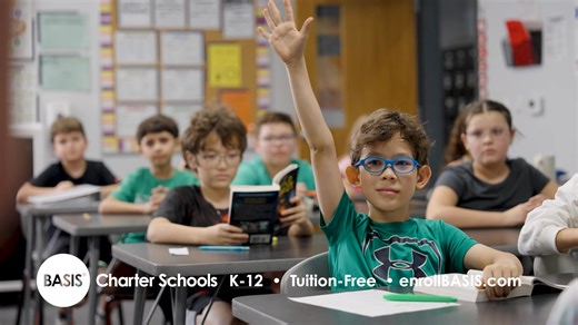 The #1 ranked TUITION-FREE public school network in the U.S. is in your neighborhood! 📍 Enroll now for next school year. 🏫 | BASIS.ed
