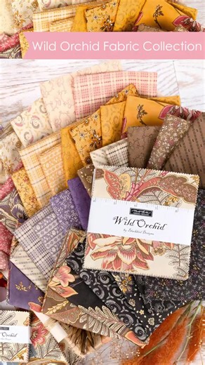 8.4K views · 138 reactions | The Wild Orchid Fabric Collection by Blackbird Designs for Moda Fabrics is STUNNING! The classic neutrals with a pop of vintage color and designs are perfect for any sewing project. Get it NOW at FatQuartershop.com! ✨️ Wild Orchid Fat Quarter Bundle by Blackbird Designs for Moda Fabrics | Fat Quarter Shop | Facebook