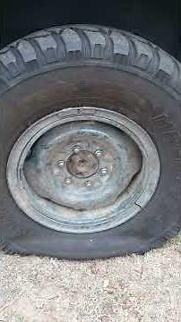 Deflating tire