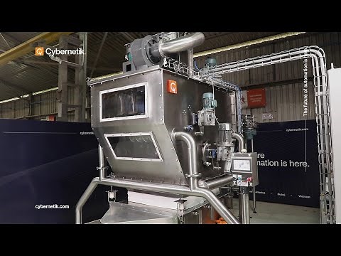 Automatic Bag Slitter with Vibro Sifter | Cybernetik Product Catalogue