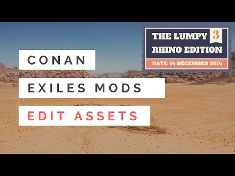 Conan Exiles Modding - Editing Asset