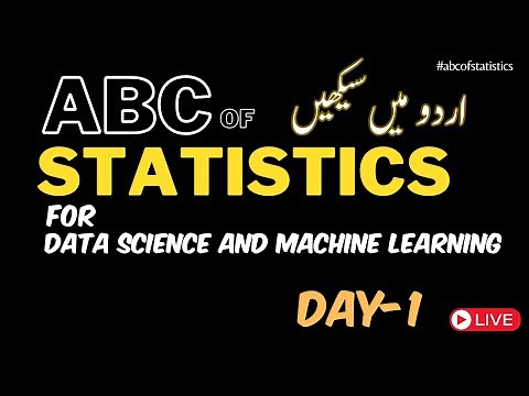 ABC of Statistics for Data Science and Machine Learning | (Day-1)