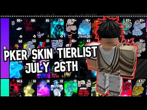 [YBA] NEW PKER SKIN TIERLIST JULY 26TH...