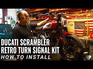 How to Install Front and Rear Retro Turn Signal Kit on a Ducati Scrambler