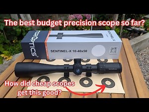 Vector optics sentinel x 10-40x50. When did budget scopes get this good? Best in class..