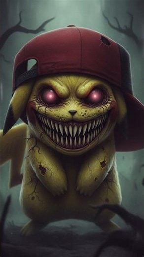 Pikachu Horror transformation | 🥹☠️