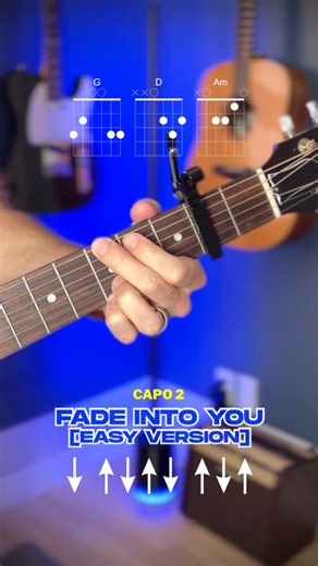 209K views · 1.3K reactions | fade into you (mazzy star) guitar tutorial [easy version] #guitarlesson #mazzystar | Guitar Coaching Online | Facebook