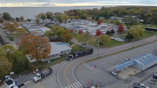 Our training knows no limits! Last weekend, our Ohio Fire Academy's mobile Fire Behavior Lab and Driving Simulator loaded up on ferries and made the trek across Lake Erie to provide free training at the Put-in-Bay Volunteer Fire Department. In the Fire Behavior Lab, firefighters get to experience how fire reacts in confined spaces. Each year, hundreds of firefighters receive free training through our direct delivery program that takes training right to departments throughout the state. | Ohio St