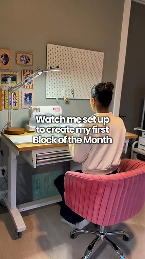 Watch Fabi set up and get ready to start working on her very first Block of the Month! ✨ "As a beginner quilter, I am super excited to start this project. I love how everything comes organized and with very detailed instructions to make things easier". - @fabidesignstudio Have you checked out our Blocks of the Month or have you ever completed one? Let us know in the comments! 👀 💕 #BOM #BlockoftheMonth #quiltinglove #quilter #beginnerquilter #sewing #sewinglove | Stitchin' Heaven Quilt Shop