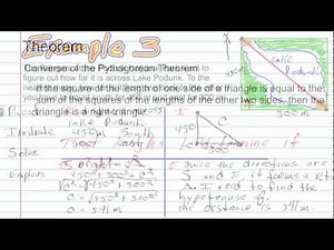 The Pythagorean Theorem and and Its Converse | Geometry How to Help
