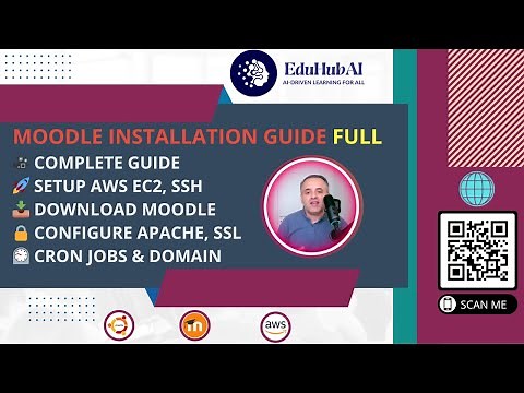 Complete Moodle Install Guide: Setup EC2 on AWS, SSH, Download & Install, Apache, SSL, Cron, Domain