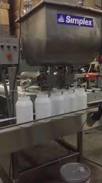 SIMPLEX AAS200 Auto Dual Head Volumetric In-Line Piston Filler Filling Machine