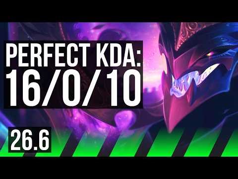 SHACO vs XIN ZHAO (JGL) | Perfect KDA: 16/0/10 | KR Master | 26.6