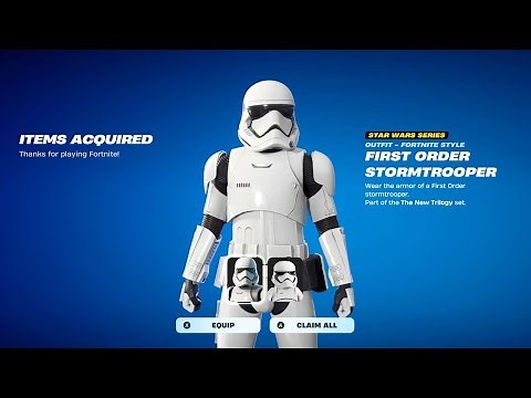How to Unlock The FREE First Order Storm Trooper Outfit in Fortnite!