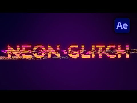 Quick & Easy Glitch Text Animation | After Effects Tutorial