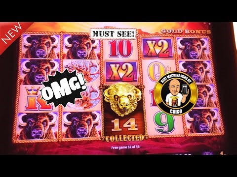 HUGE WIN on Buffalo Gold Slot Machine MUST SEE!