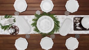 Lenox Alpine Wooden Snowflake Star Trivet