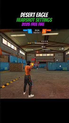 Desert Eagle One Tap Headshot Trick 😱 | Free Fire Max Pro Settings 2025