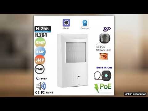 Mini WiFi Camera Invisible Audio 2MP5MP HD Indoor PIR Style Hidden Security Wireless Night Vision