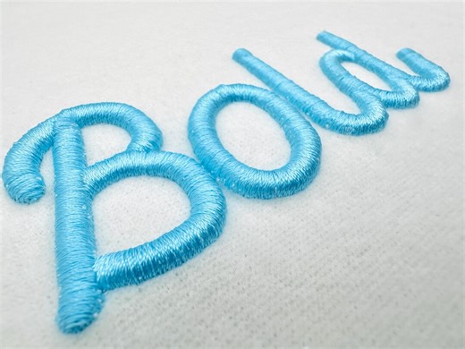 Puff Embroidery Font Machine Embroidery Designs 3D Raised Puffy Foam Handwritten Alphabet Monogram Assorted Sizes 1 up to 2.3 Inch BX - Etsy