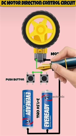 Dc motor direction control circuit #viral #electrical #solarconverter #solarpoweredpump #solarrepair