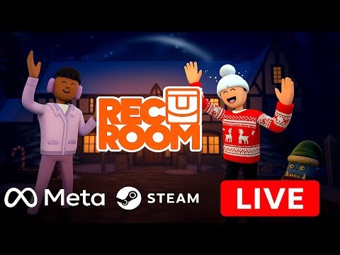 LIVE Rec Room VR on Steam Meta Quest 3 Chaos Games and Funny Moments
