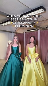 145 reactions · 17 shares | There’s no better feeling than matching in @dress2party ‍♀️ We have the biggest and the best Prom 2026 Collection in the UK. Book your appointment now to try on prom dresses and find “the one “ @dress2party #dress2party www.dress2party.net | Dress 2 Party | Facebook