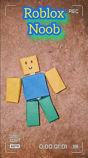 DIY Paper Roblox Noob Avatar | Roblox Papercraft Noob | How To Make Roblox Paper Figurines #roblox