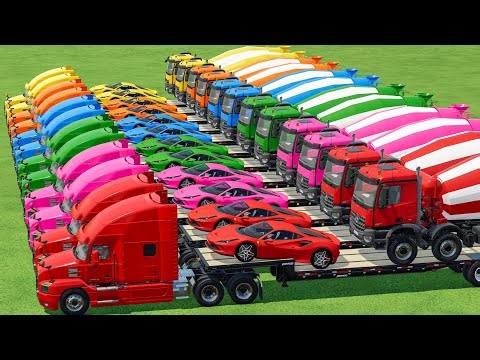 Super Lamborghini With Mixer Trucks Loading In Fs22 | Farming Simulator 22 |