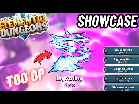EPIC Lightning Element SHOWCASE | Elemental Dungeons Showcase & Review