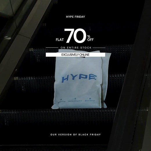Hype Friday is HERE! Flat 70% OFF on EVERYTHING. No conditions. No codes. Just pure crazy savings. Shop before it’s gone ⏳ | HYPE | Facebook